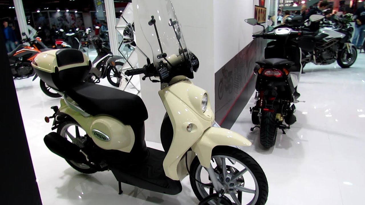 2014 Benelli Pepe 50 4T Scooter Walkaround - 2013 EICMA Milano ...