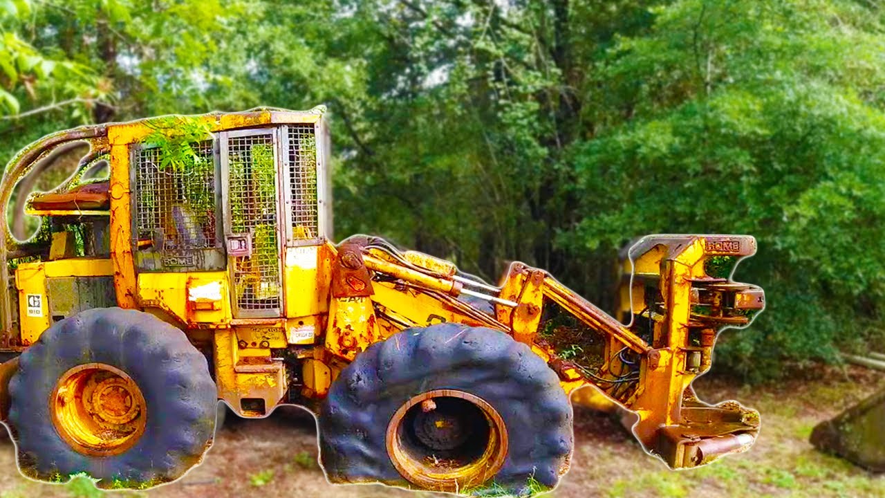 CATERPILLAR 910 FORESTRY EQUIPMENT SAT FOR YEARS! Will it start? - YouTube