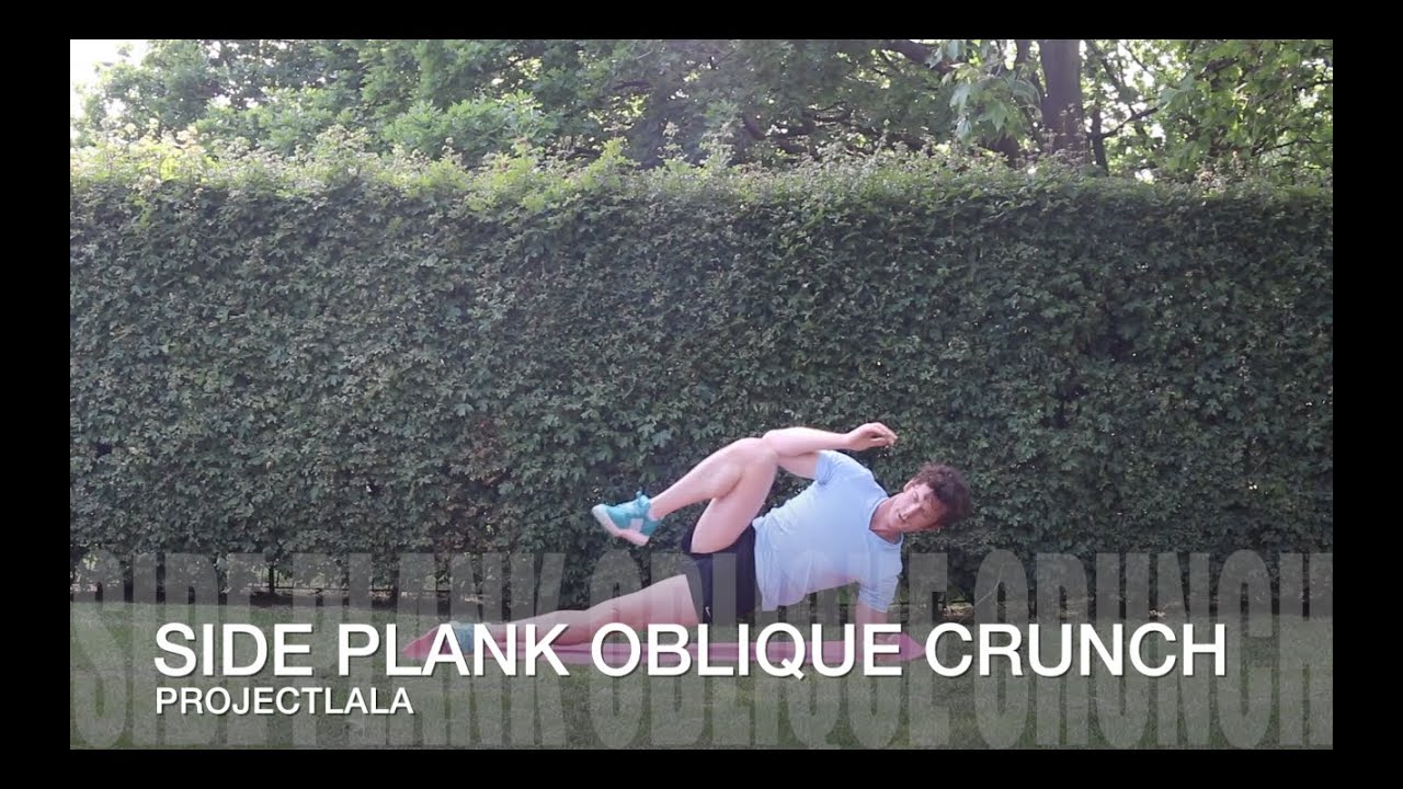 Side Plank Oblique Crunch - YouTube