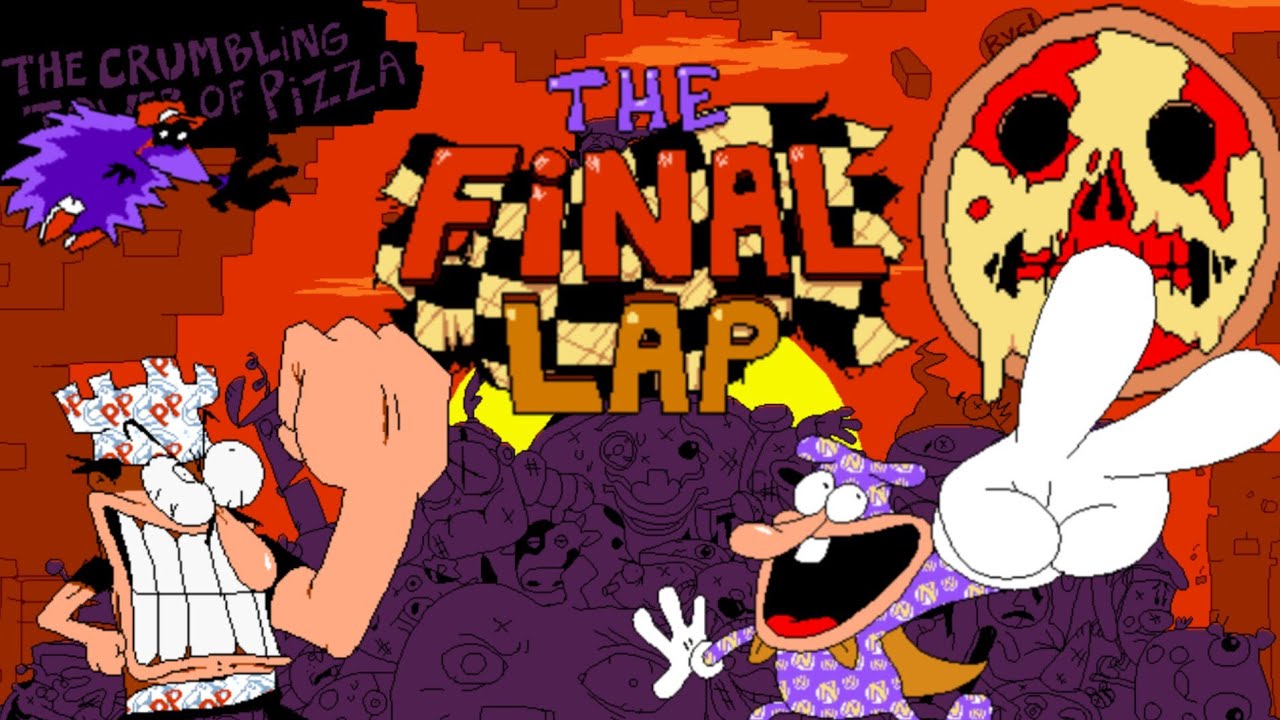 pizza tower Egg Lap Mod Double Youlked the crumbling tower of pizza ...