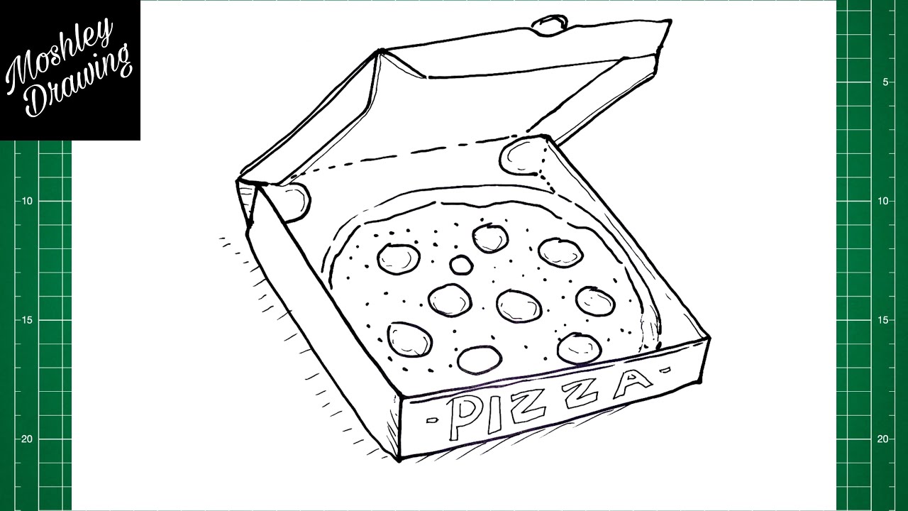Pizza Box Drawing