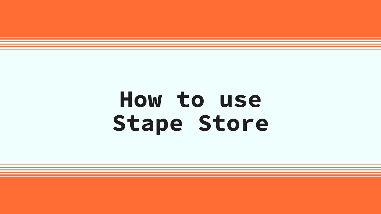 How to Use Stape Store [Step-by-Step Guide] - YouTube