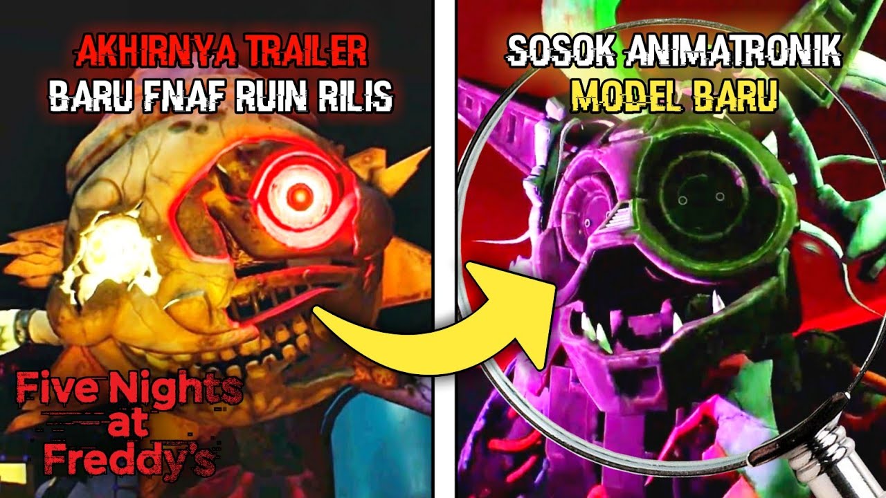 TRAILER BARU FNAF RUIN, ADA ANIMATRONIK BARU !!! Investigasi Rahasia ...