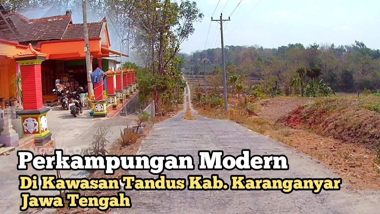 Suasana Pedesaan Modern di area Tandus Desa Wonosari Kec Gondangrejo ...