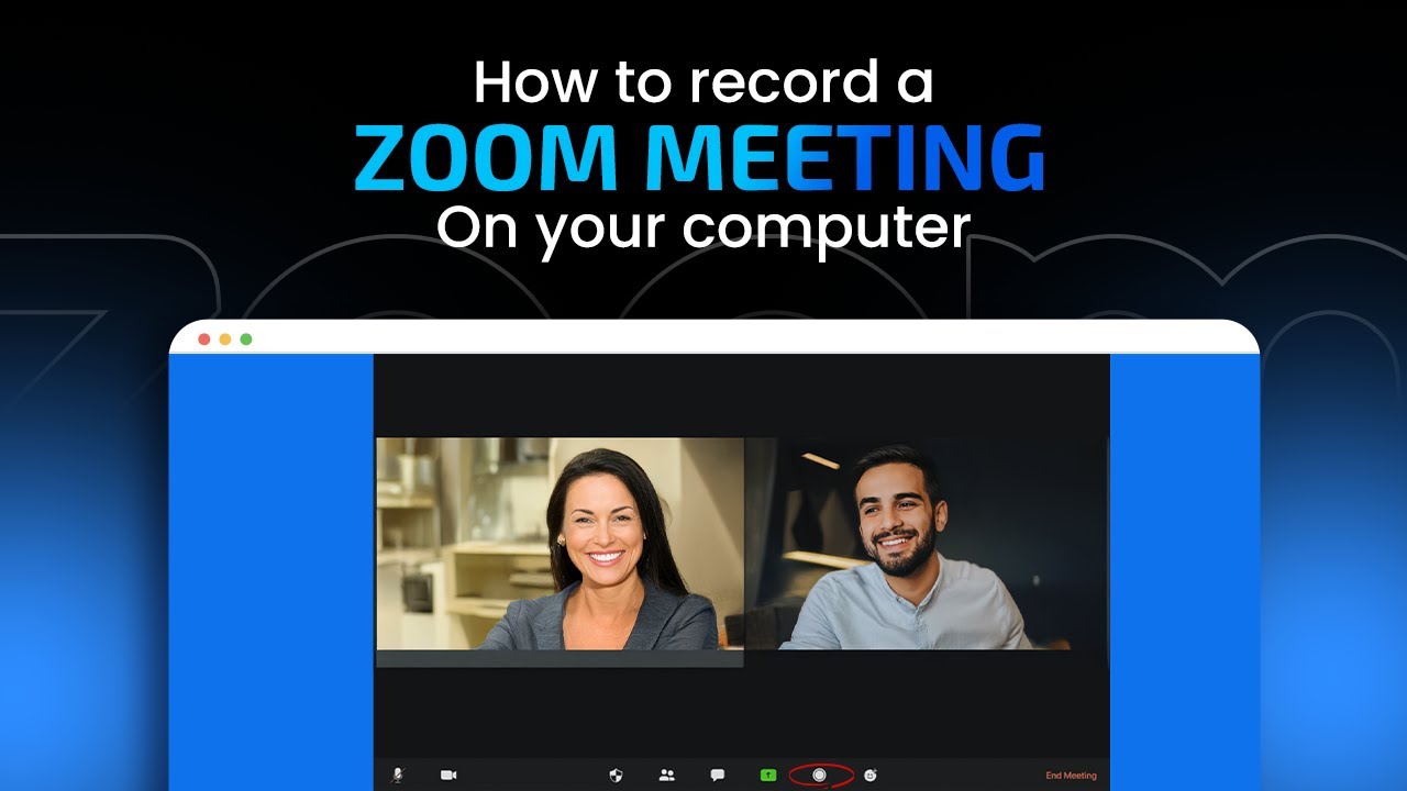 How to record a Zoom meeting on your computer - YouTube