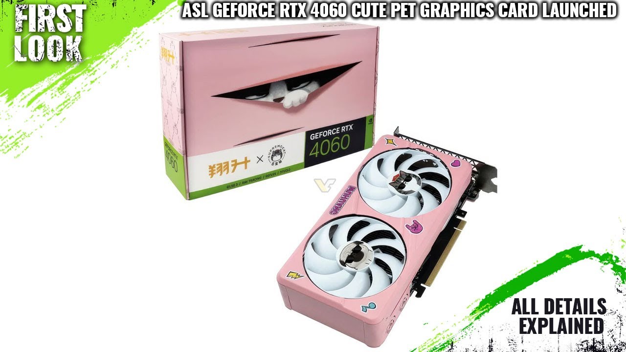 ASL GeForce RTX 4060 Cute Pet Graphics Card Launched - Explained All ...