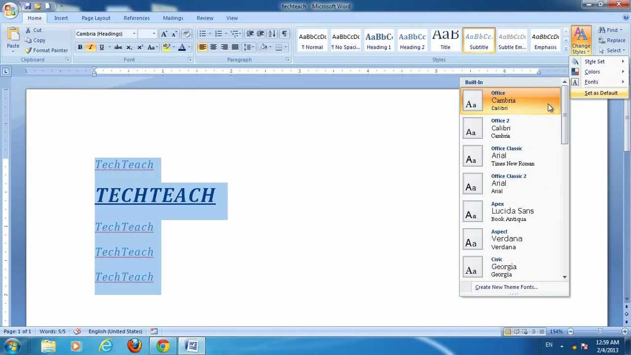 Learn Ms Word In Hindi - YouTube