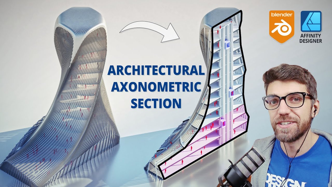 Learn How to Create an Architectural Axonometric Section with Blender ...