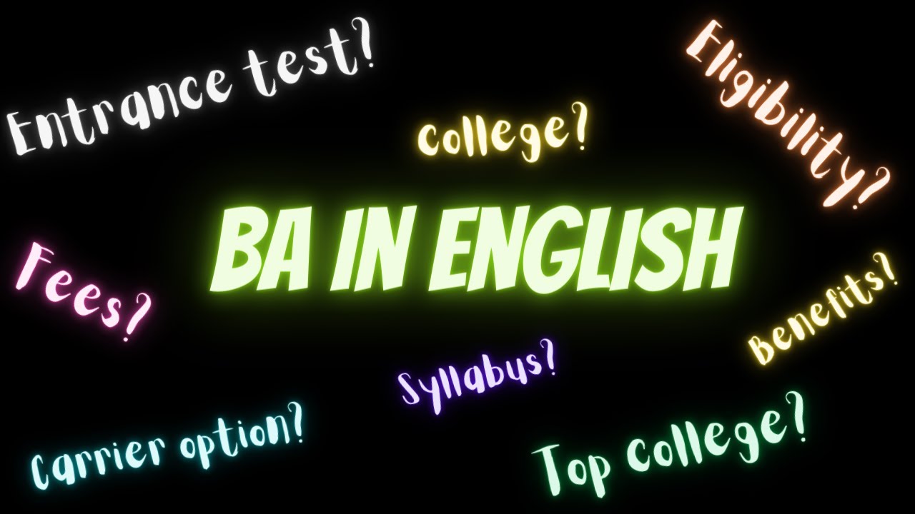 All About BA In English | Scope | Eligibility | Carrier option | Fees ...