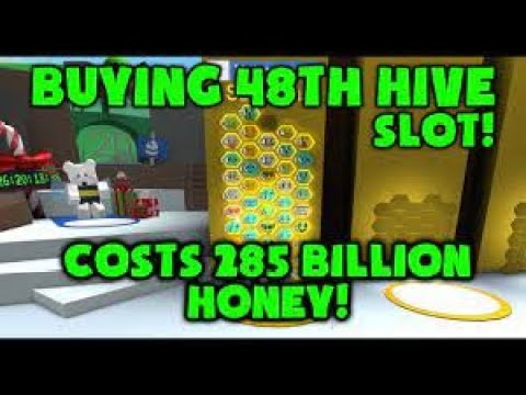 Buying 48 hive Slot! | Bee Swarm Simulator BSS - YouTube