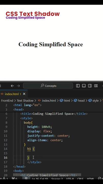 15100 Css Text Shadow Frontend Concepts Coding Css Tutorial Frontend