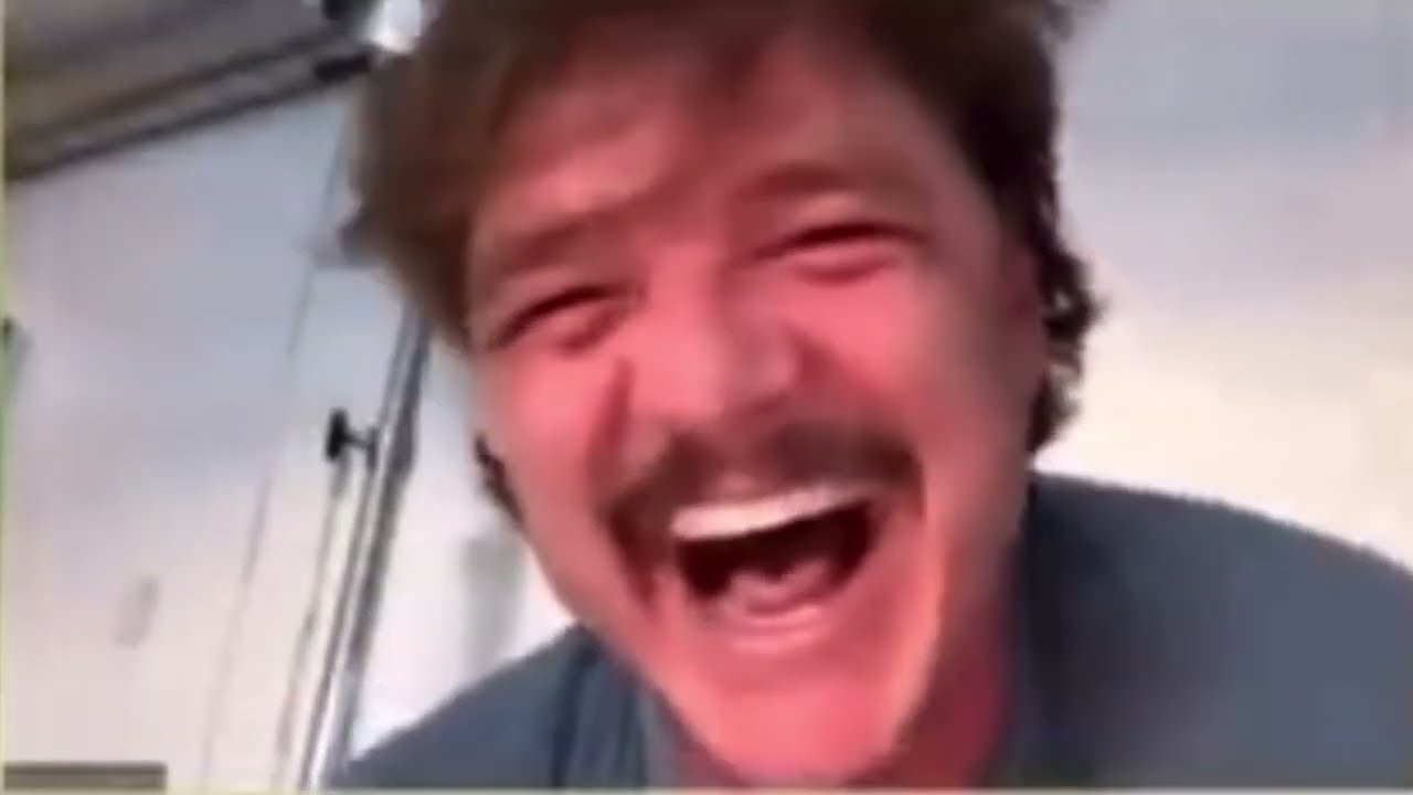 Pedro Pascal laughing 😂 then crying 😭 right after (Without music) (Meme ...