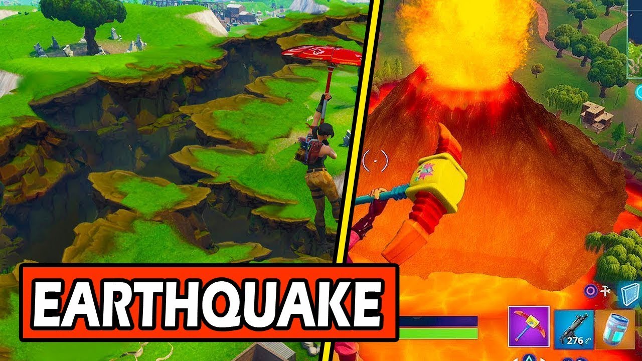 *LIVE* EARTHQUAKE EVENT! FORTNITE BATTLE ROYALE SEASON 8 STARTING (LAVE ...
