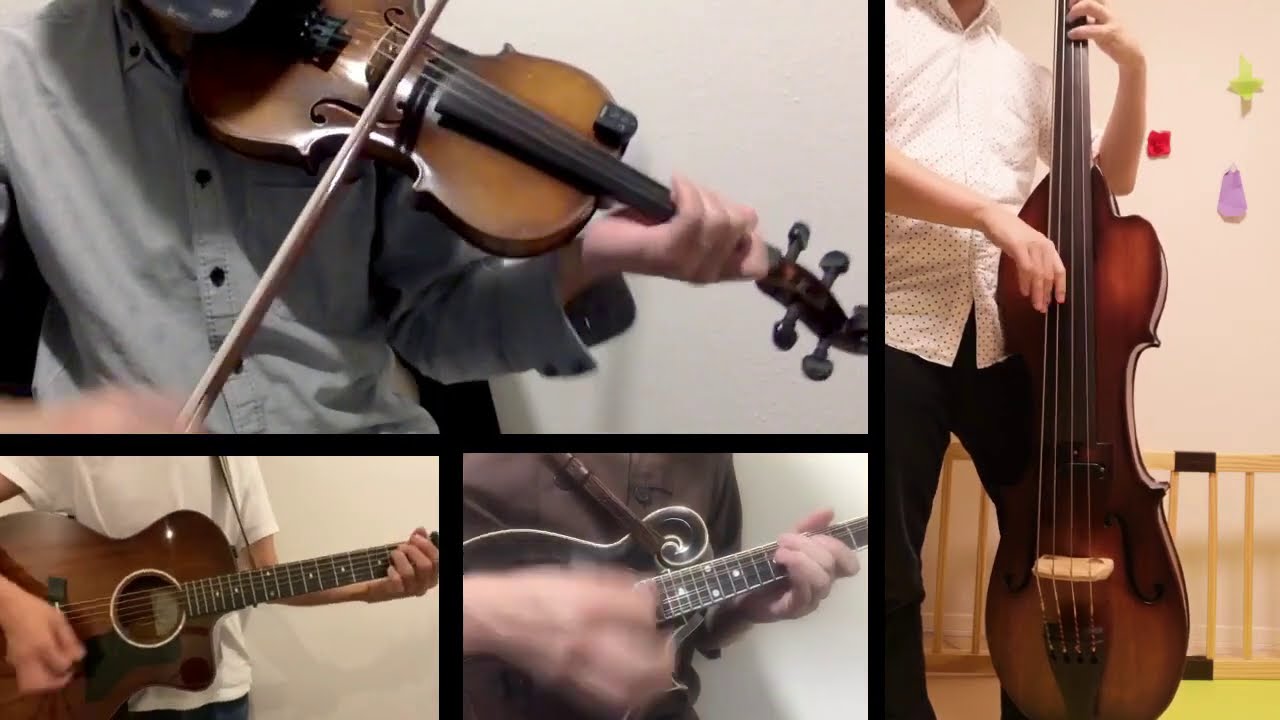 Cherokee Shuffle - Bluegrass Remote JAM Session - YouTube