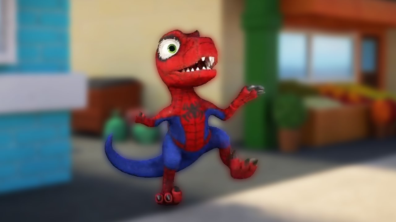 SPIDEY And His Amazing Friends | DINOSAUR Transformation 🕸️🦕🕷️👻 @Qdad ...