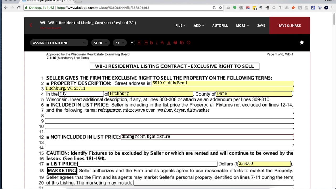 WI WB 1 How to Fill Out Page 1 - YouTube