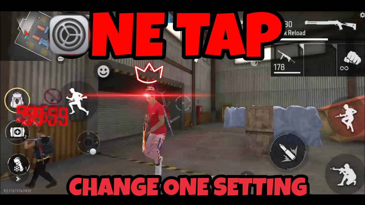 Best settings free fire only red number easey tricks free fire - YouTube