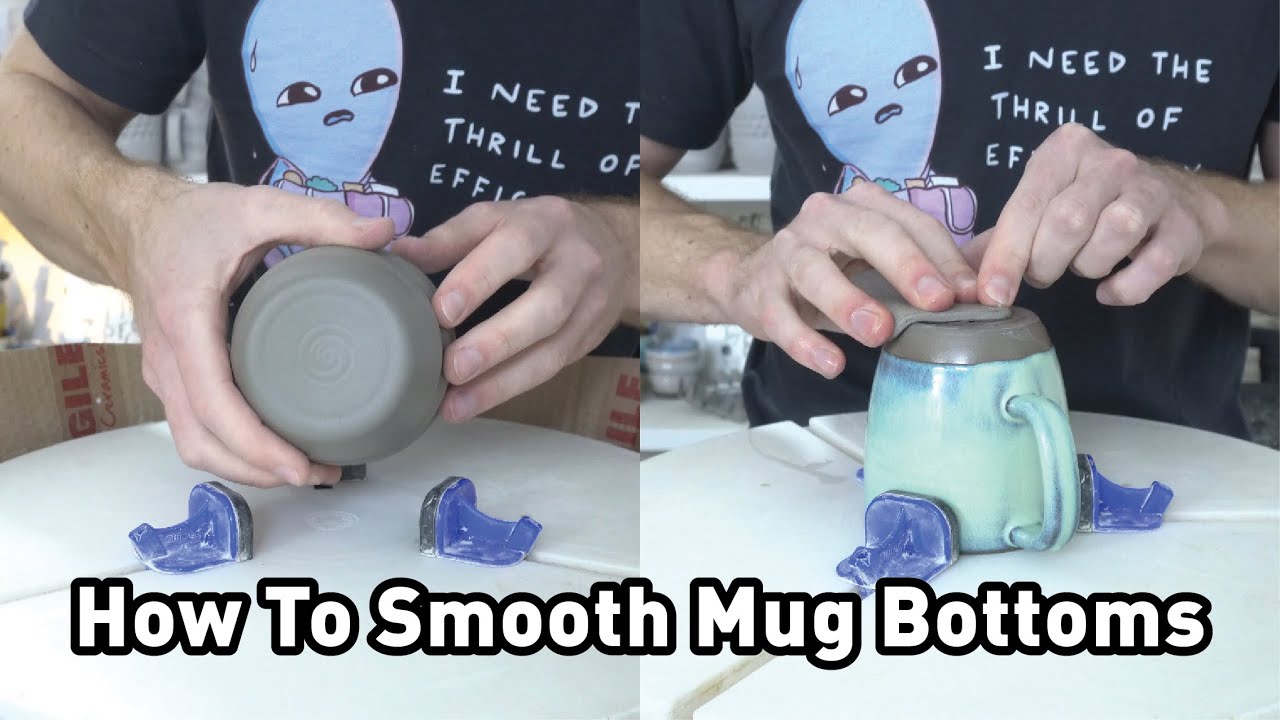 Silky Smooth Mug Bottoms - How To - YouTube