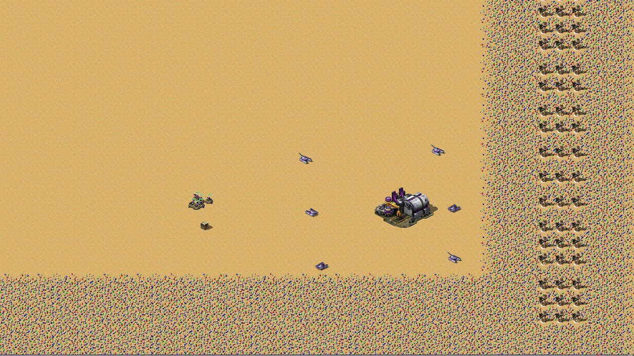 Red Alert 2 | Extra hard AI | 1 vs 7 | Great Britain | Sniper | Allied ...