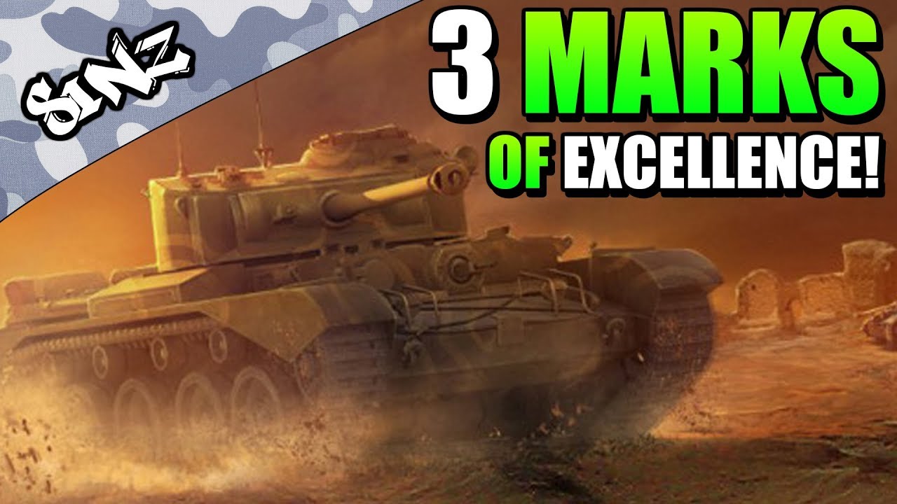 3 MARKS OF EXCELLENCE! (Comet) - World of Tanks Console | Comet ...