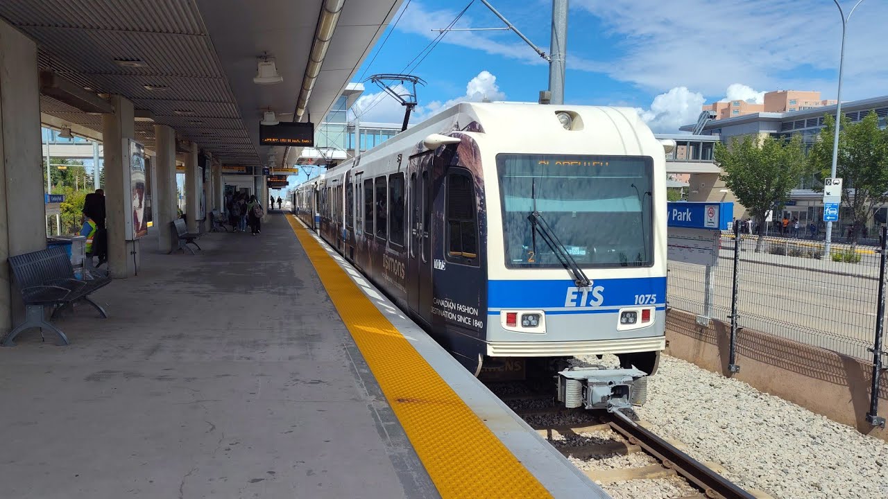 EDMONTON ETS: Century Park LRT Station (full station tour) - "Century ...