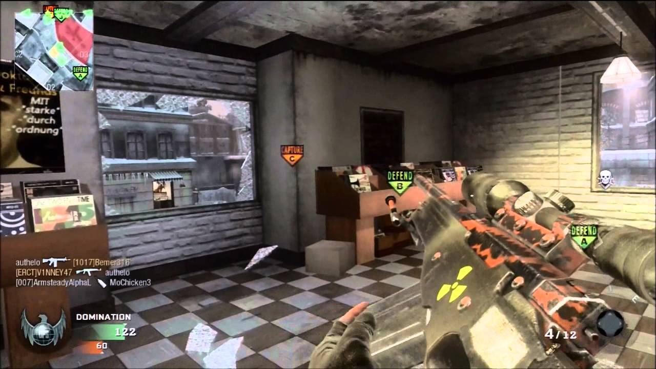 COD Black Ops 25-4 sniping on domination - YouTube