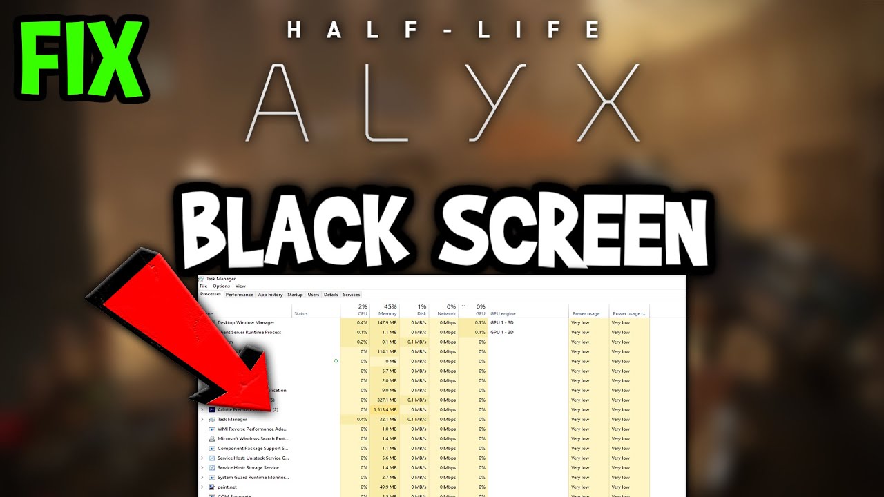 Half Life Alyx – How to Fix Black Screen & Stuck on Loading Screen ...