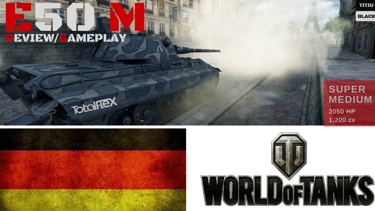 E50M - Super Medium Flex: Review/Gameplay (World of Tanks) - YouTube