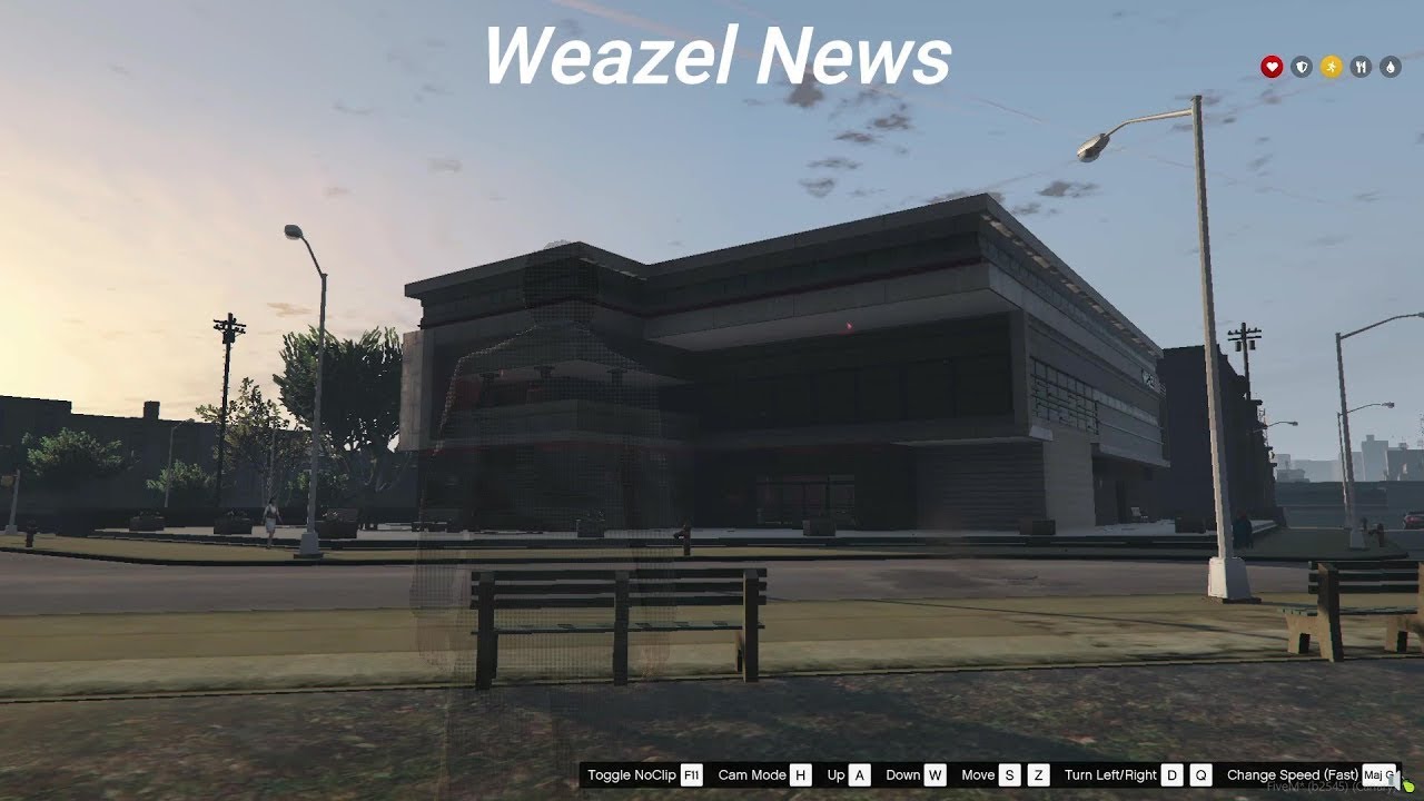 Weazel News on Liberty City I FiveM Map MLO - YouTube