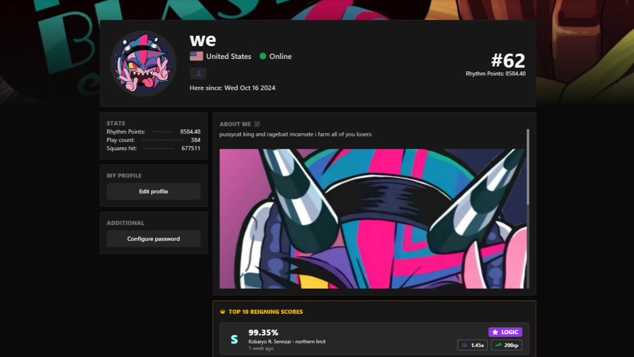 some rhythia then ITS cyberpunk time shock ghasp - YouTube