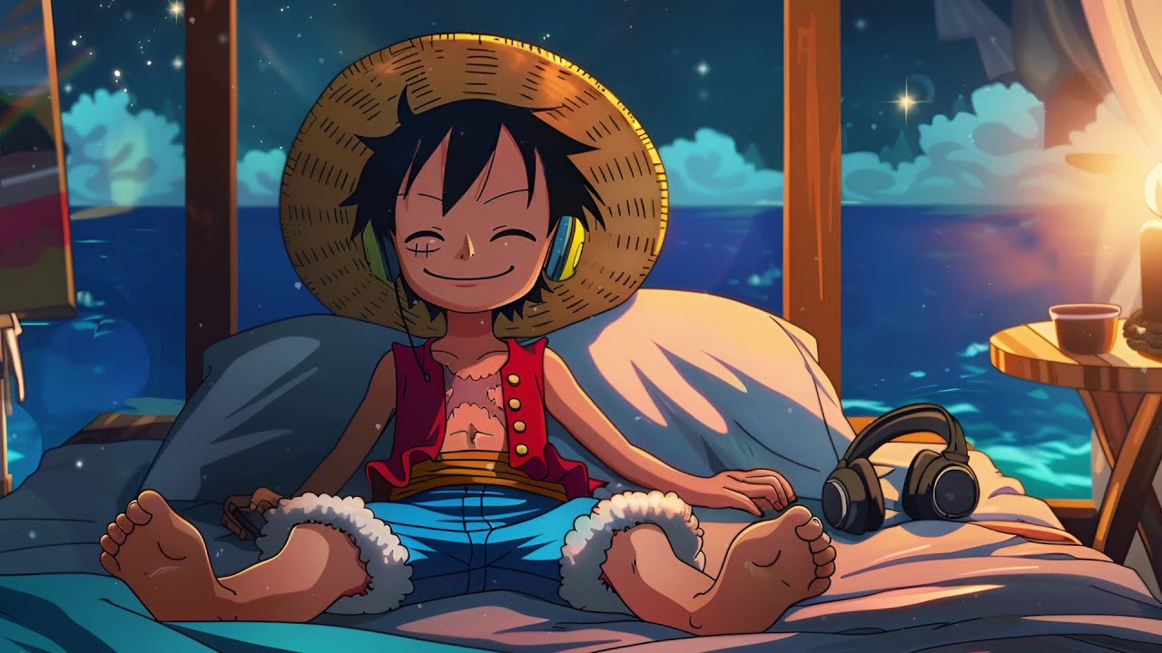Luffy hip hop one piece 🏴‍☠️ Lofi hip hop songs mix to calm and ...