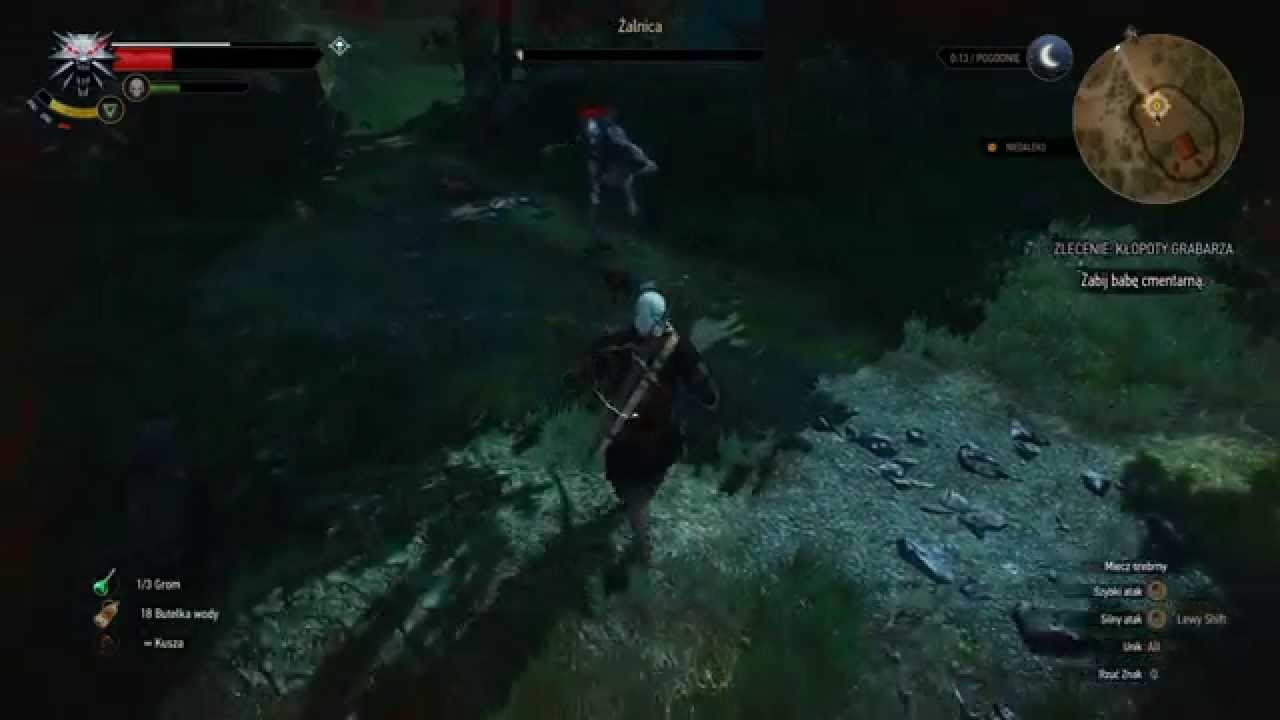 Wiedźmin 3 - baba cmentarna (droga ku zagładzie) - YouTube