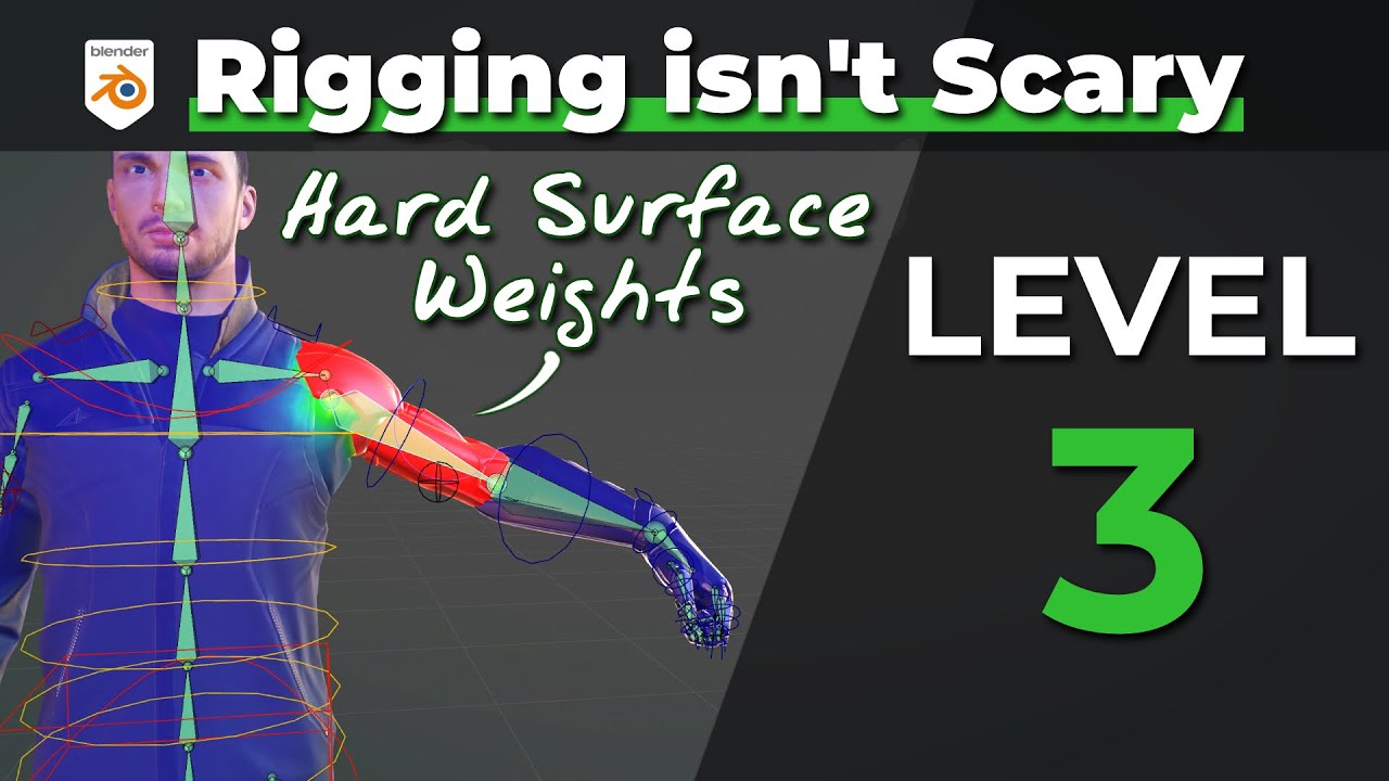 RIGGING L3-7 : Hard-Surface Weights - YouTube