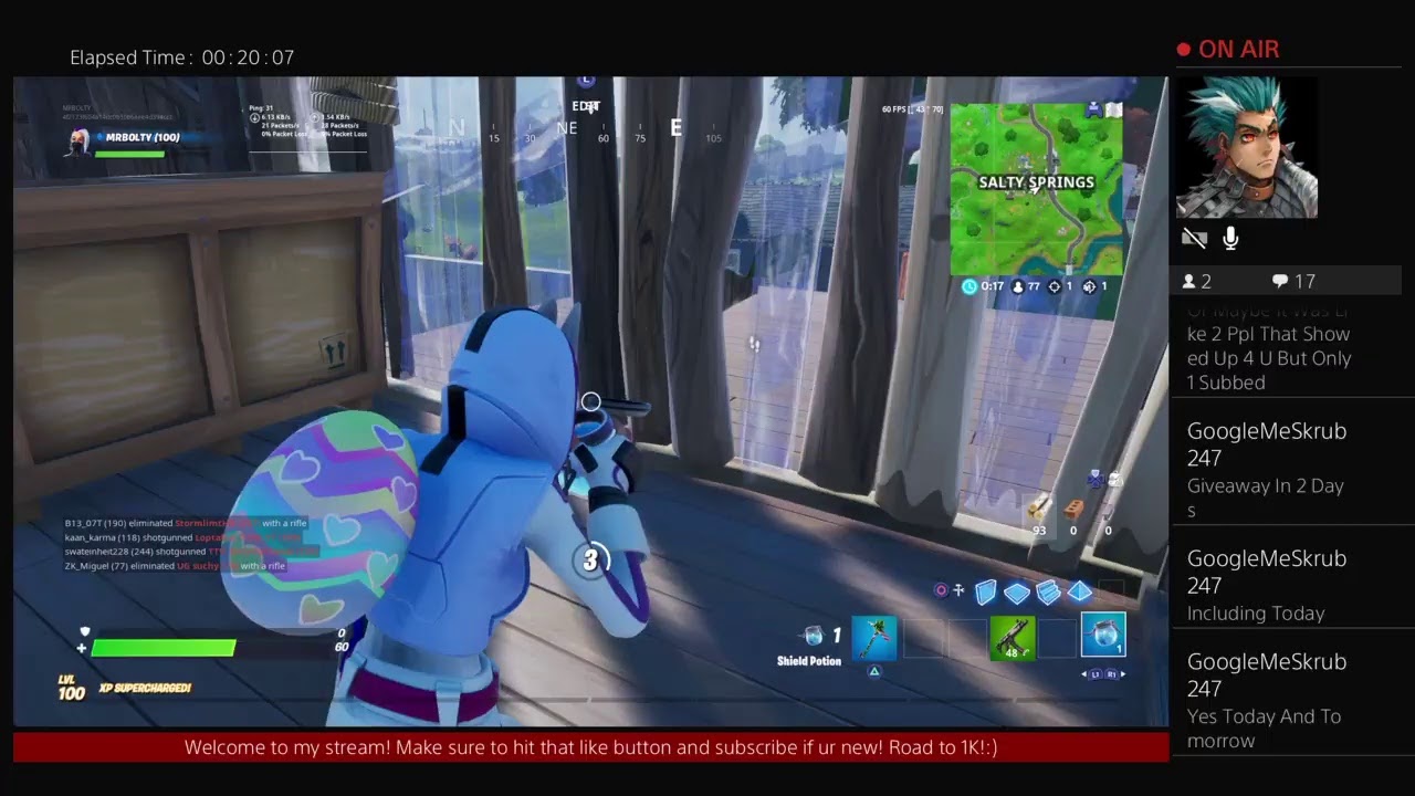 Live Fortnite Playing with subs! - YouTube