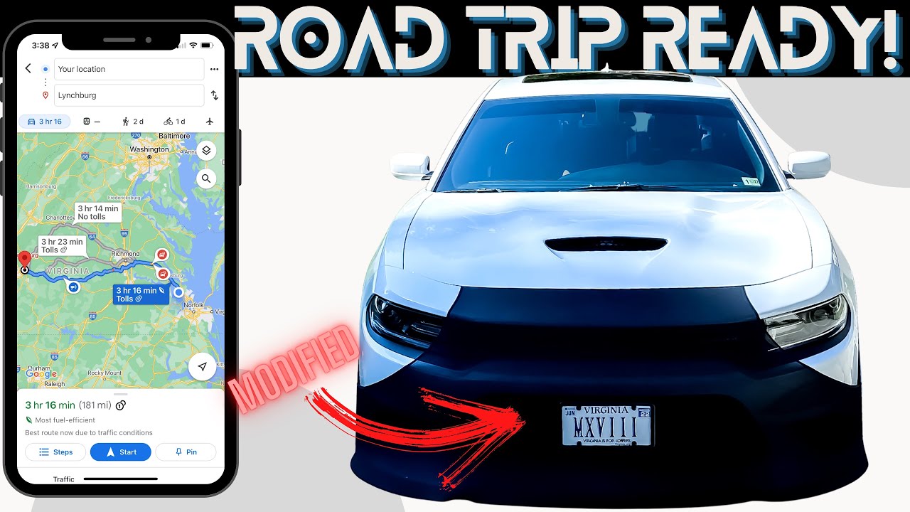 NOVISTRETCH Install & Front License Plate Modification - YouTube