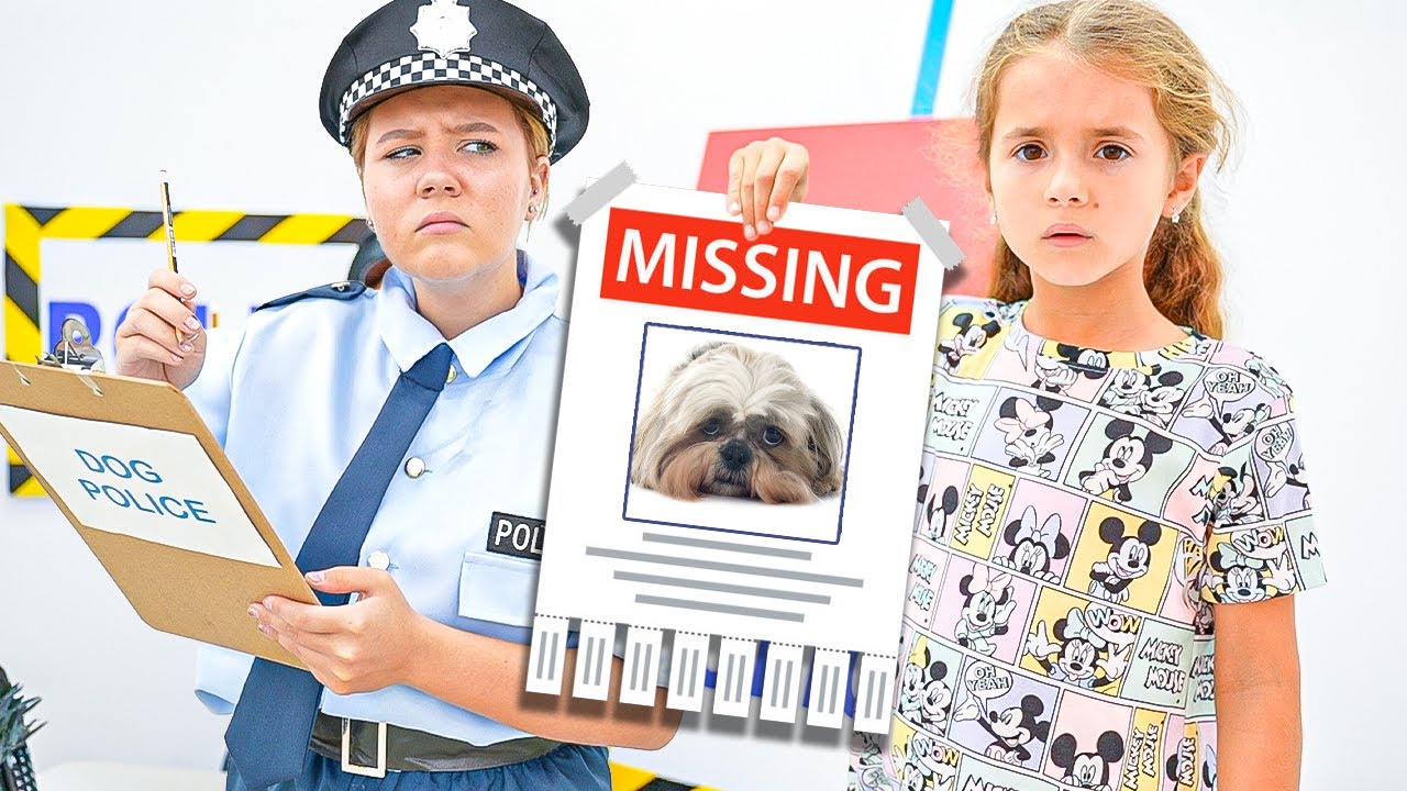 Ruby and Bonnie gets help from police to find the lost puppy - YouTube