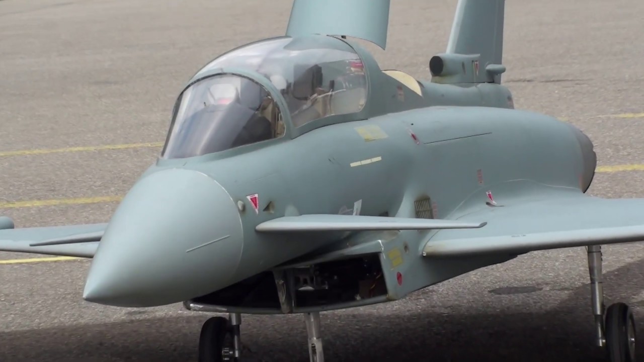Eurofighter Thyphoon RC High Detailed Scale Turbine model Jet Gerald ...