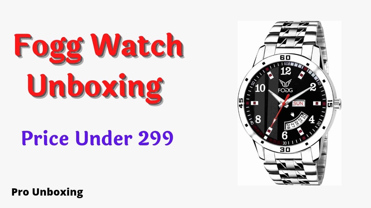 Fogg Watch Unboxing ! Fogg Watch Review ! Flipkart 🔥 ....2022 - YouTube