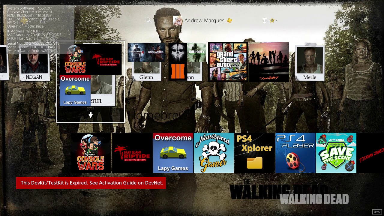 PS4 Testkit - Working Testkit Themes - YouTube