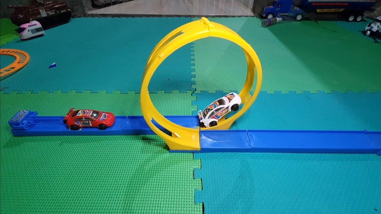 UNBOXING THE RACING CAR TRACK ATTACK MOBIL BALAP - YouTube