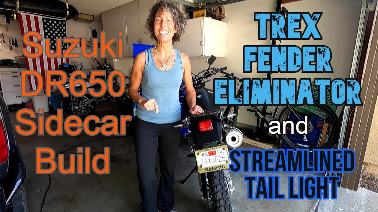 2020 Suzuki DR650 sidecar build / TREX FENDER ELIMINATOR and ...