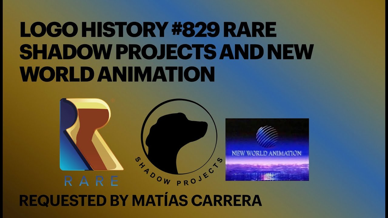 Logo History #829 Rare Shadow Projects and New World Animation - YouTube