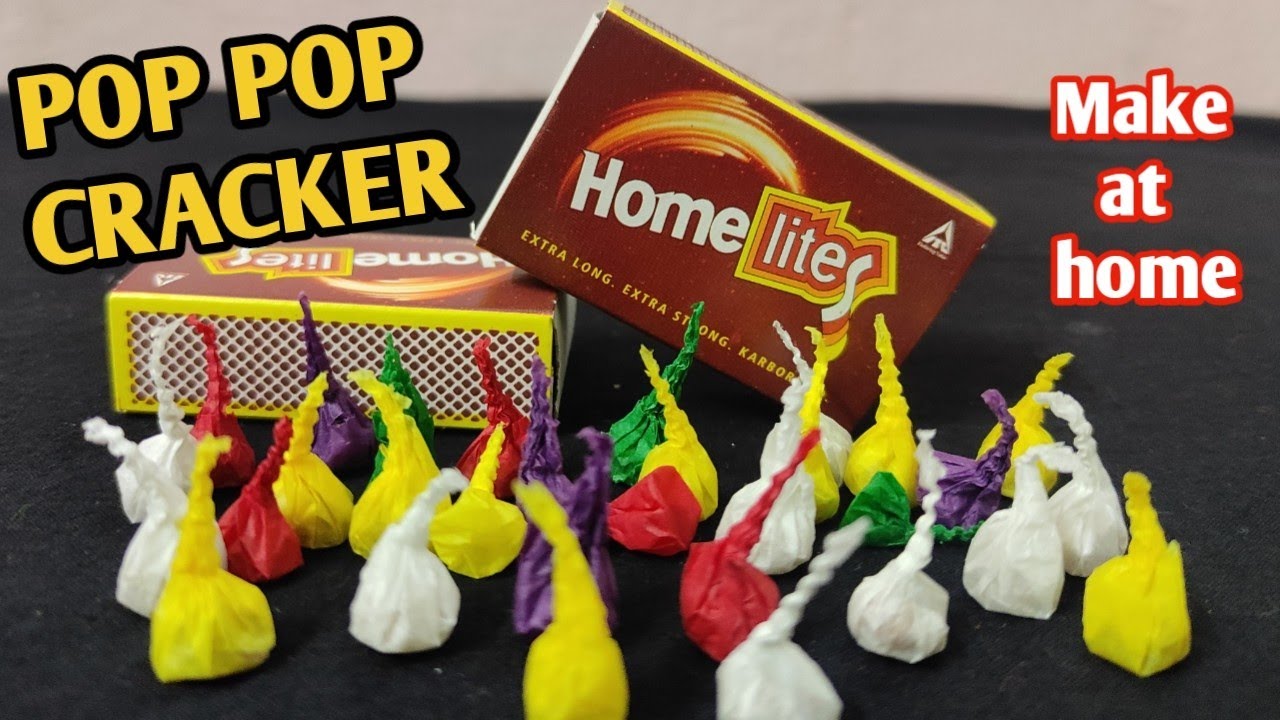 How To Make Pop Pop Cracker At Home || Garlic Cracker.. - YouTube