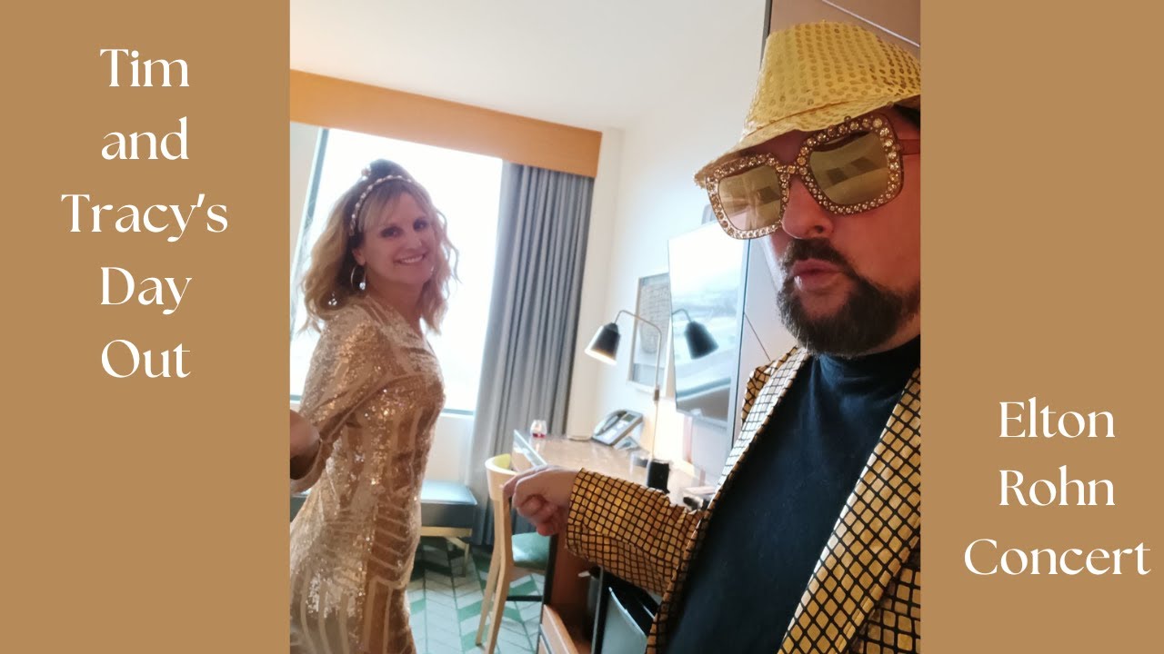Tim and Tracy's Day Out! | Going to an Elton Rohn concert - YouTube