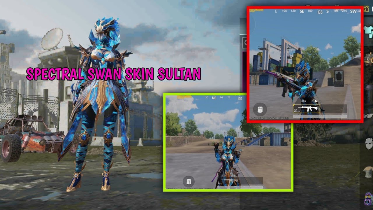 REVIEW SKIN PUBG TERBARU - SPECTRAL SWAN SKIN SULTAN - YouTube