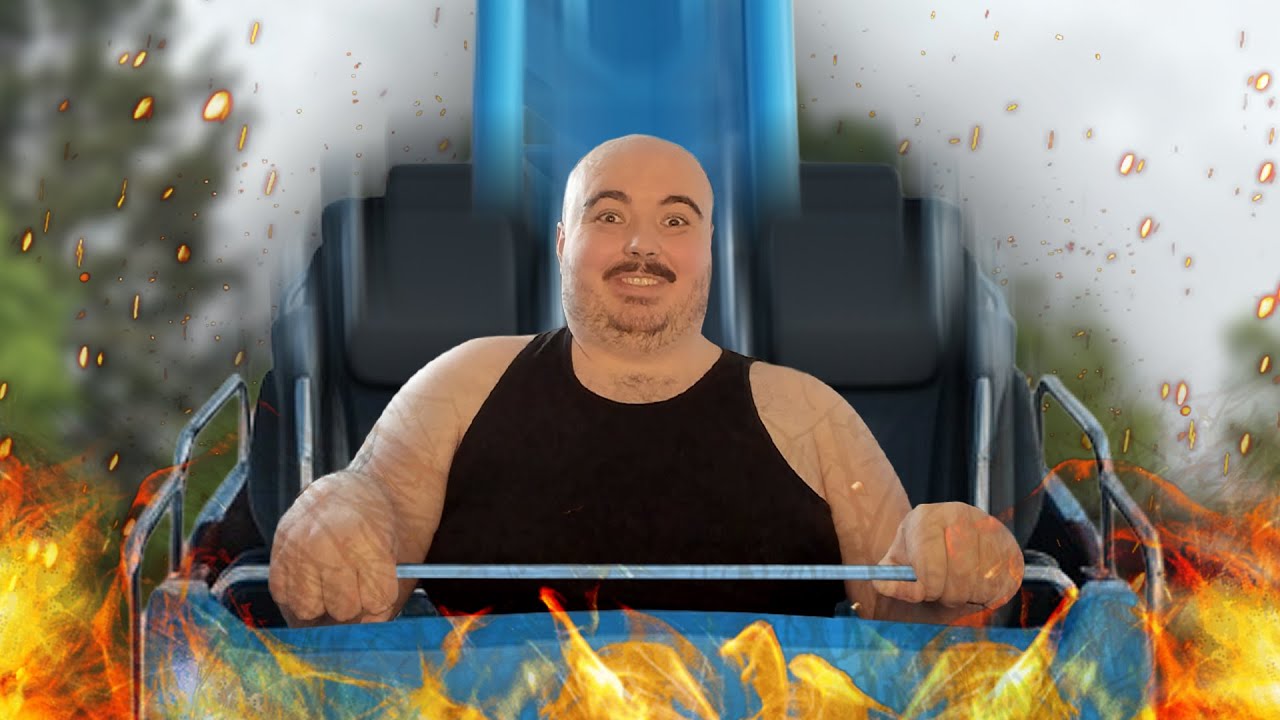 I am too fat for rollercoasters - YouTube
