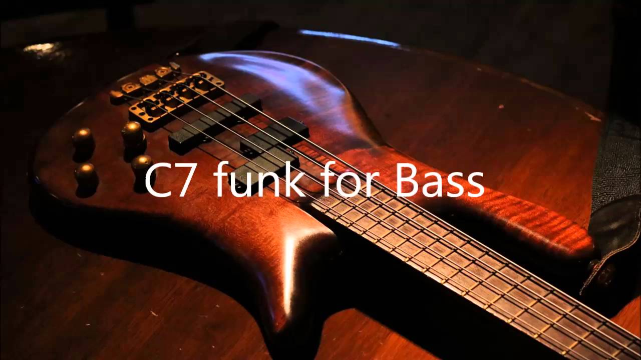 C7 Funk Backing Track for Bass One Chord vamp - YouTube