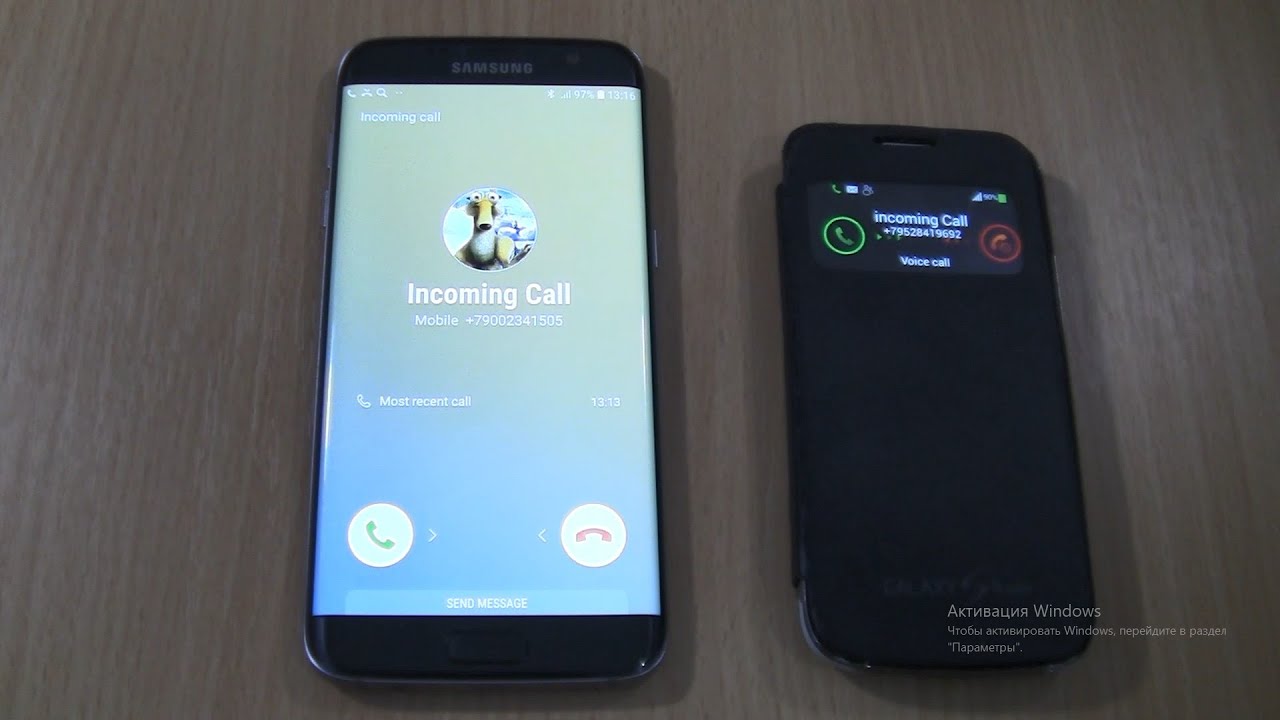 Samsung Galaxy S7 edge+S4 mini Lte double Over the Horizon Incoming ...
