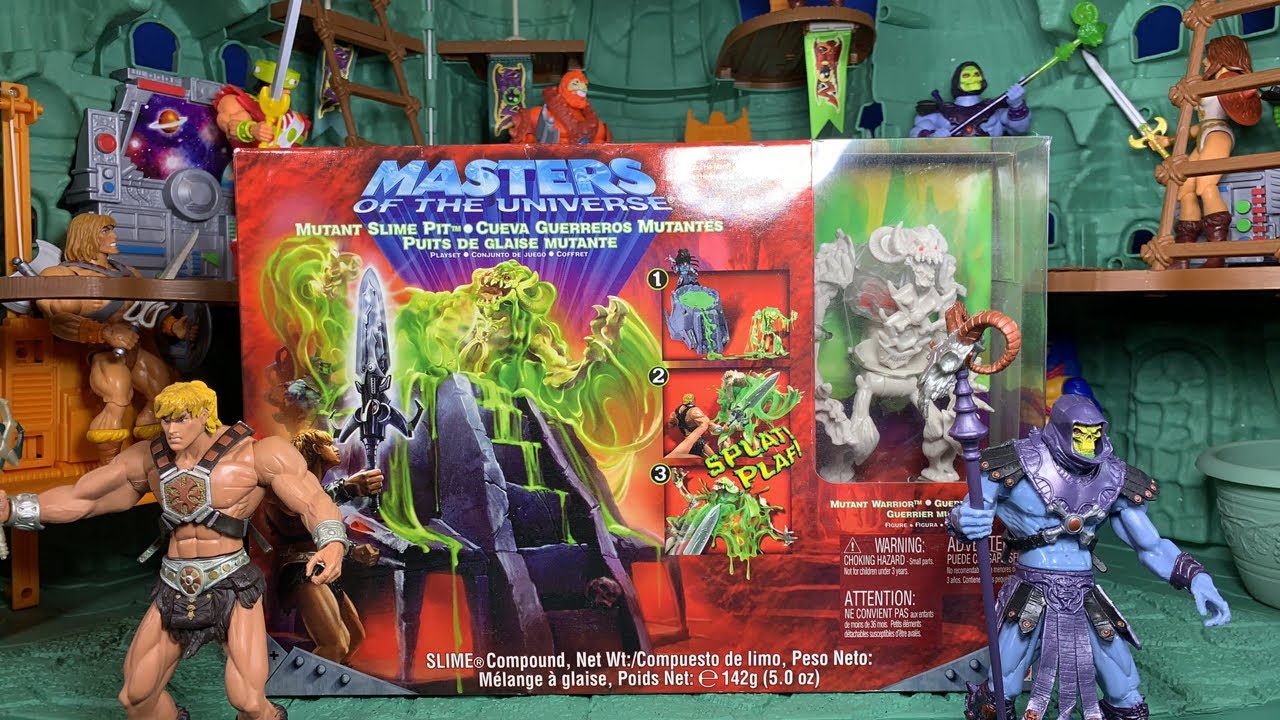 200X He-Man and the masters of the universe mutant slime pit - YouTube