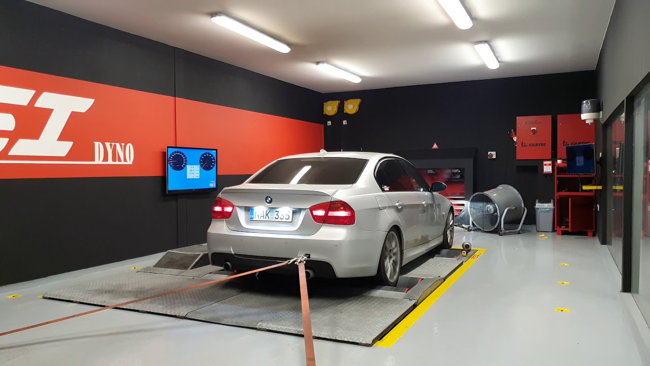 BMW E90 335d Dyno Test Cyprus - YouTube